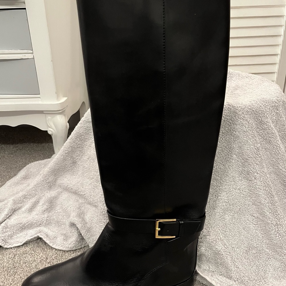 Tory Burch Brooke Leather Riding Boot. Brand New, Nev… - Gem